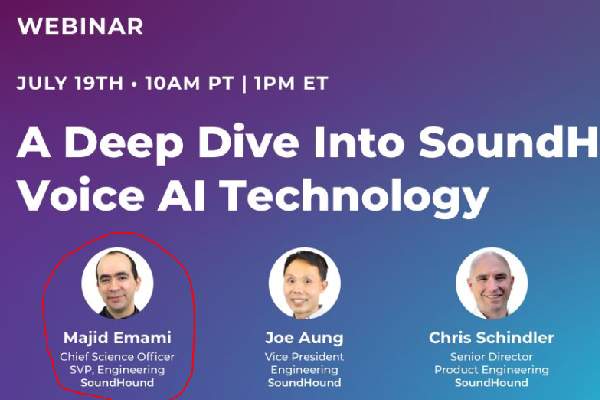 Meet SoundHound AI CSO Majid Emami | ICT-Mirror